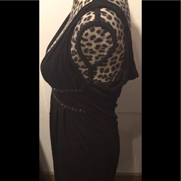 Chan Luu | Dresses | Chan Luis Black Dress Bling Deep V Neckline Small | Poshmark